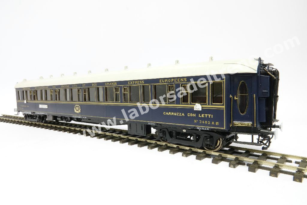 Elettren - 1101 Carrozza ristorante a carrelli CIWL 4218 livrea blu con ...