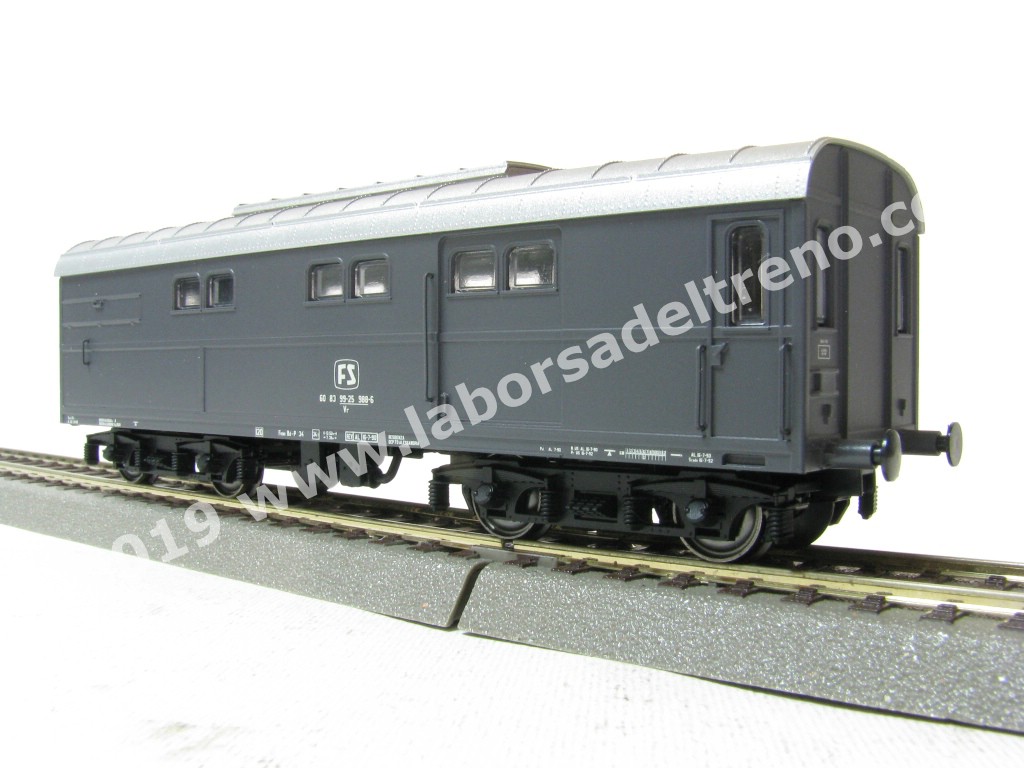 Acme - 40303 carro riscaldo FS tipo Vrz, livrea grigio ardesia, logo a ...