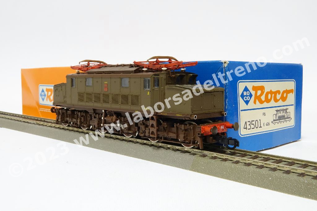 Roco - 43501 Locomotiva elettrica FS E 626 046, 2° serie con biellino ...