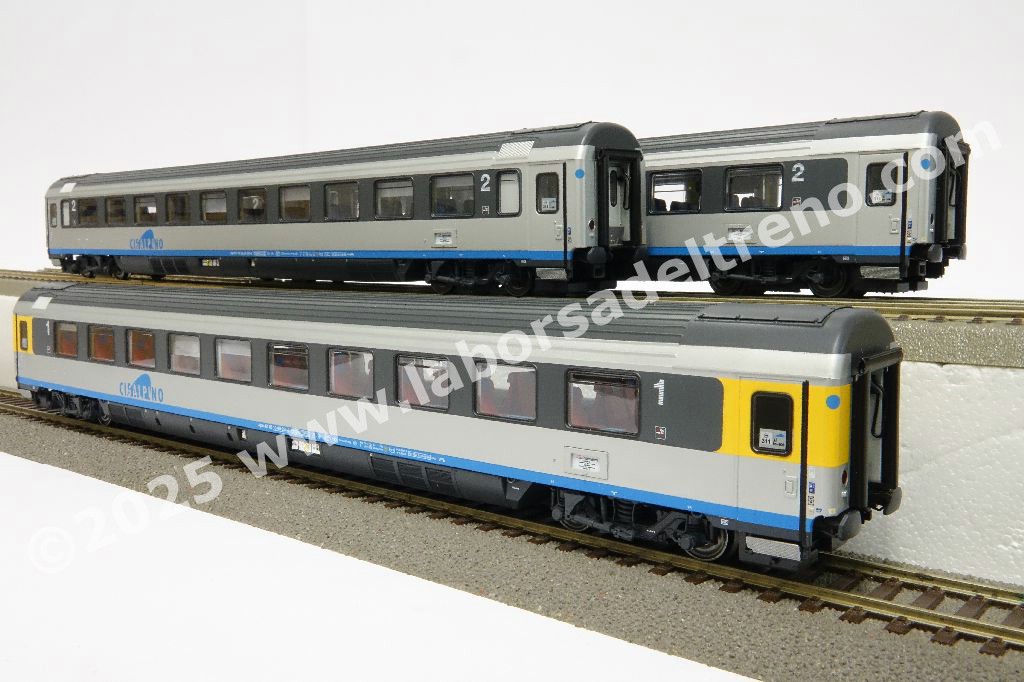 Ls models - PI9716 Set 1 'EC Cisalpino' SBB con tre carrozze tipo EC ...