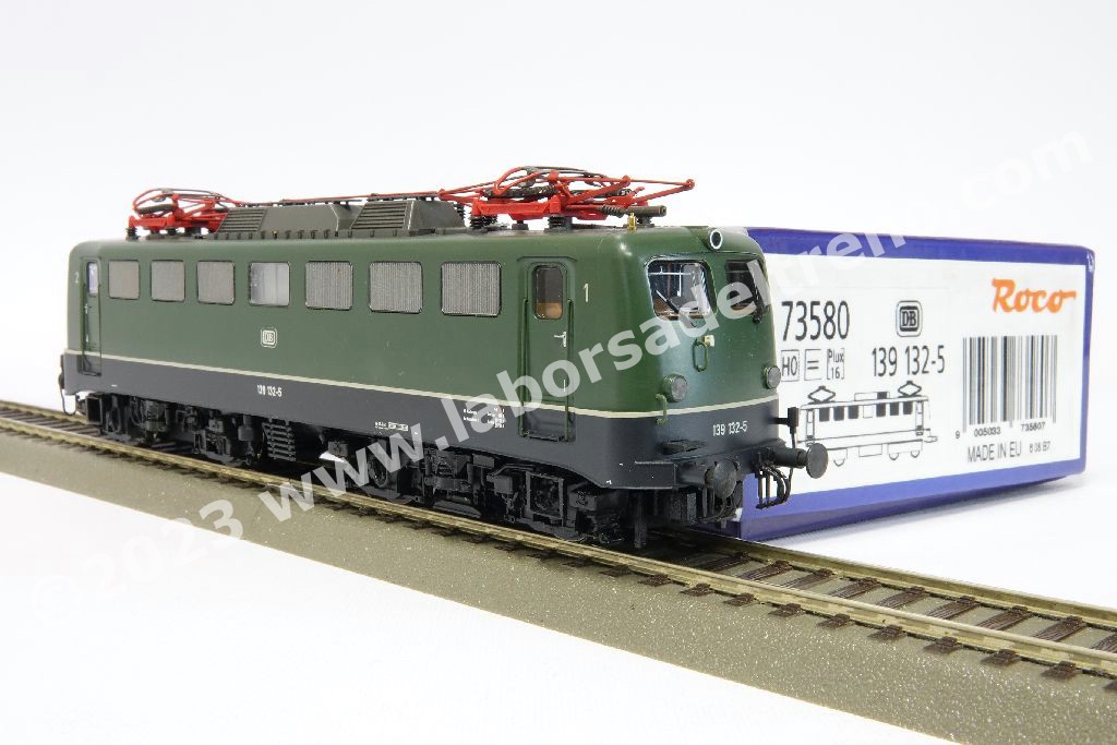 Roco - 73580 Locomotiva elettrica DB, E 138 132-5, livrea verde, epoca IV