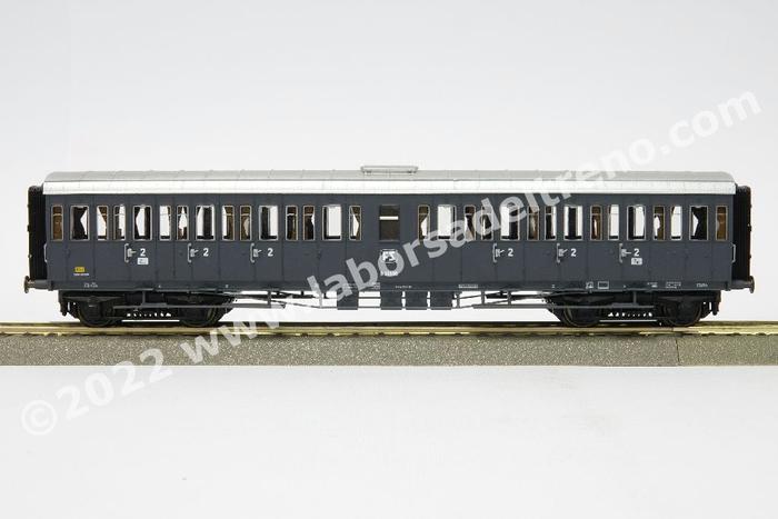 Roco - 44691 carrozza FS tipo centoporte, 2a classe, livrea grigio ...