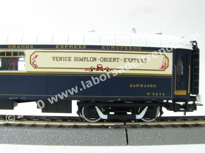 Rivarossi - HR4135 carrozza ristorante/bar CIWL , VSOE, epoca IV