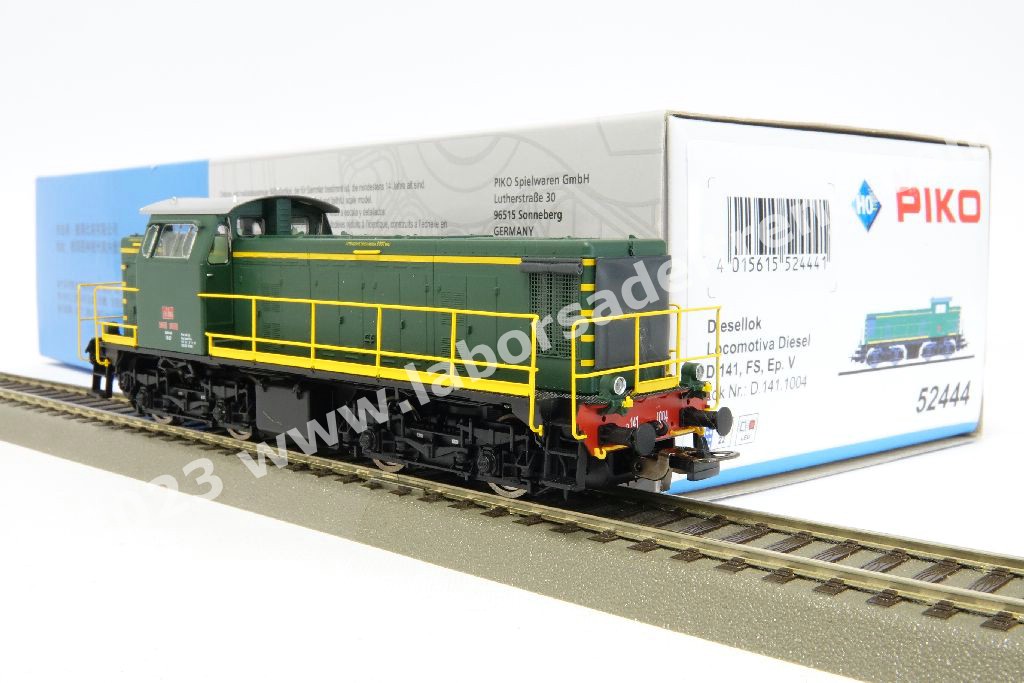 Piko - 52444 Locomotiva diesel FS D141 1004, deposito locomotive di ...
