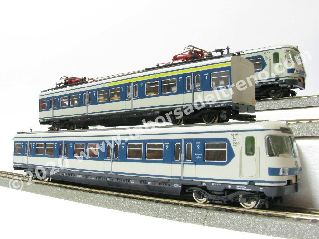 Roco - 04134B Elettromotrice S-Bahn a 3 elementi Br 420/421 delle DB, livrea blu/grigio, ep. IV