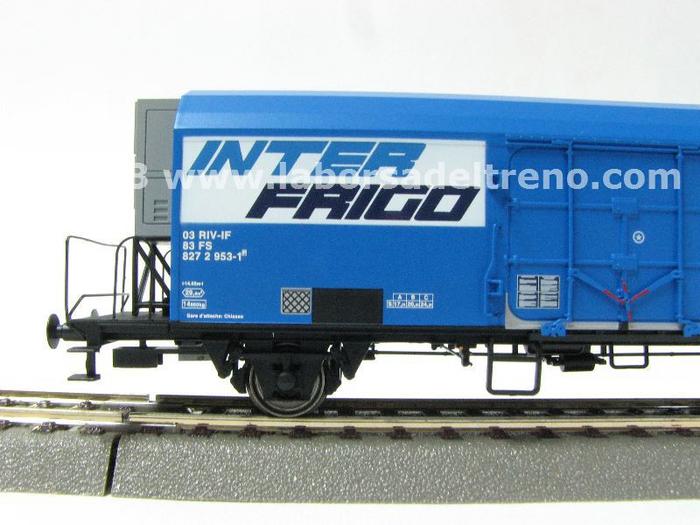 Acme - 45048+45070+45078 Treno interfrigo delle FS formato da 8 carri ...