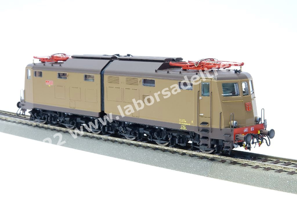 Acme - 60485 Locomotiva elettrica FS E 645.024, Dep. MI Smistamento, livrea Castano/Isabella con ...