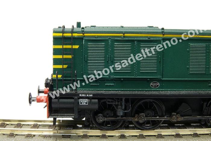Brawa - 41616 Locomotiva diesel da manovra FS Italia D236, Livrea verde ...