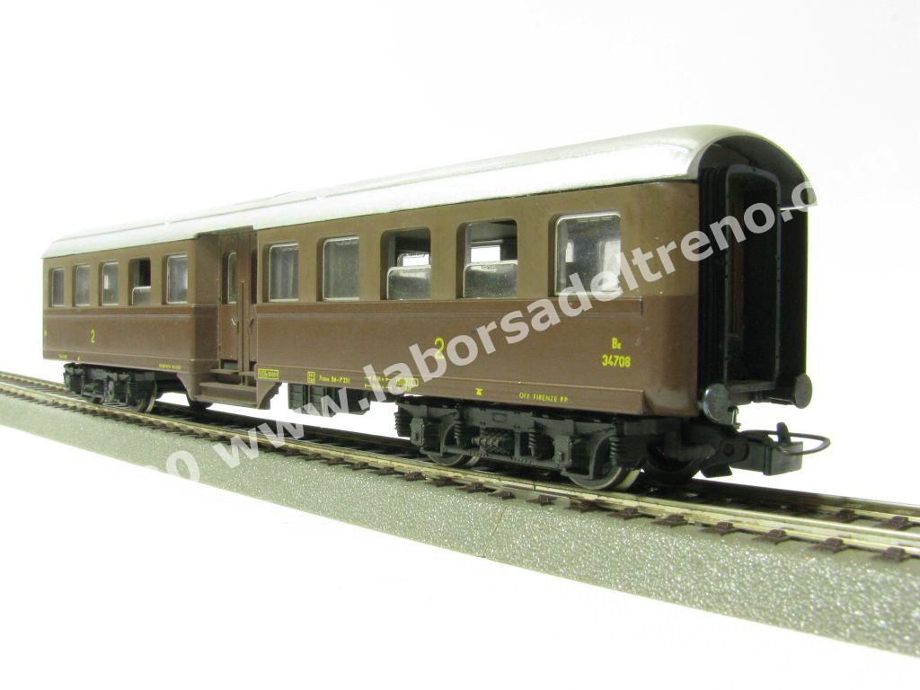 Rivarossi - 2554 Carrozza corbellini a carrelli Bz 34708, livrea ...