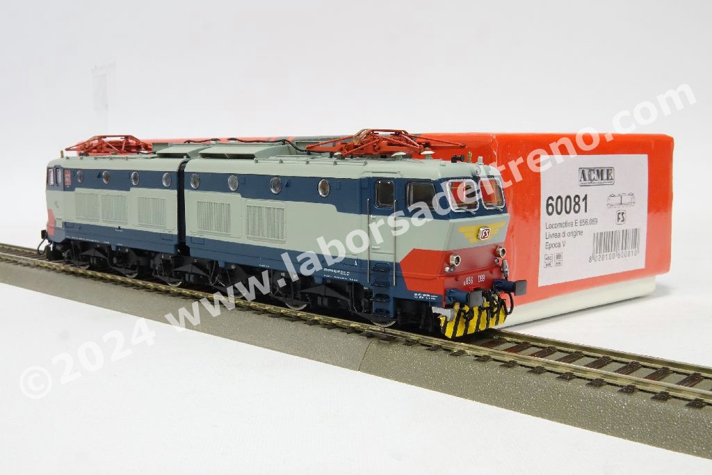 Acme - 60081 Loco elettrica E 656.069 Caimano 1a serie delle FS, livrea ...