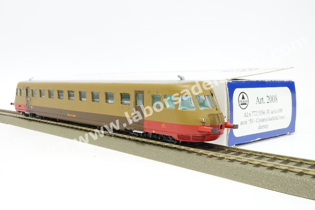 Os.kar - 2008 Automotrice diesel FS ALn 772 3356, IV serie OM, anni 50, livrea castano/isabella ...