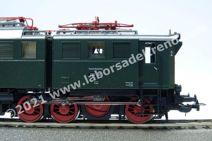 Piko - 51544 Locomotiva elettrica DB BR E91, livrea verde con parasole ...