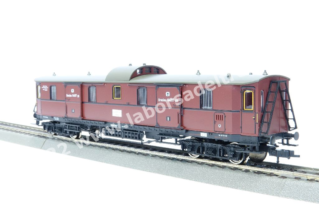 Fleischmann - 568004 Bagagliaio a carrelli KPEV tipo Pw4u a quattro ...