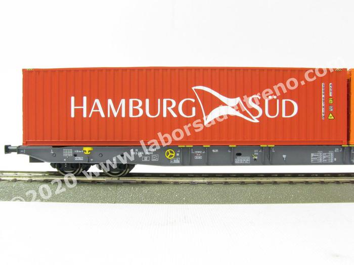 Igra model - 96010036 Carro intermodale DB AG Ermewa tipo Sggnss da 80 ...