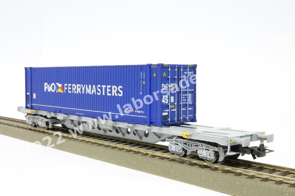 Jouef - HJ6240 Carro pianale per trasporto containers SNCF tipo Sgss ...