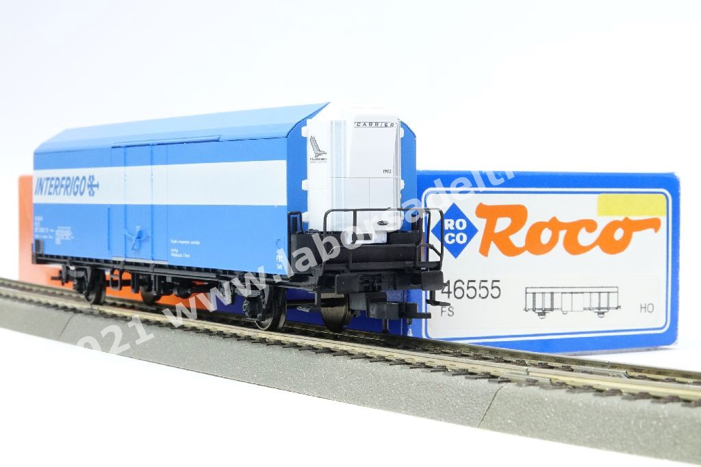 Roco - 46555 Carro Interfrigo a 2 assi delle FS, residenza Chiasso ...