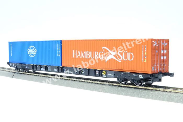 Igra model - 96010056 Carro intermodale DB AG RheinCargo tipo Sggnss da ...