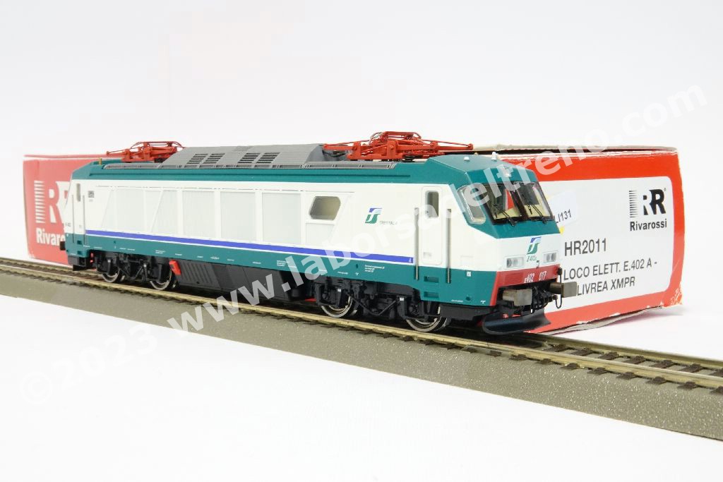 Rivarossi - HR2011 Loco el. E 402 A 017 delle FS, livrea XMPR, logo ...