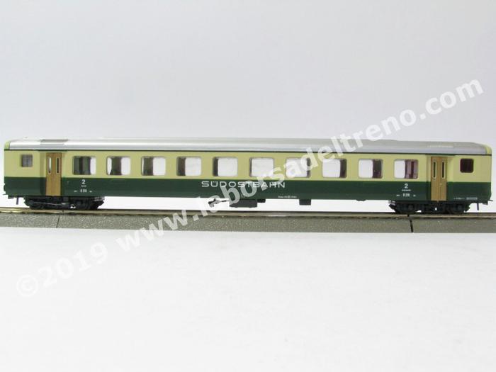 Roco - 4239C Carrozza passeggeri Sudostbahn, tipo EW-II, 2a classe ...