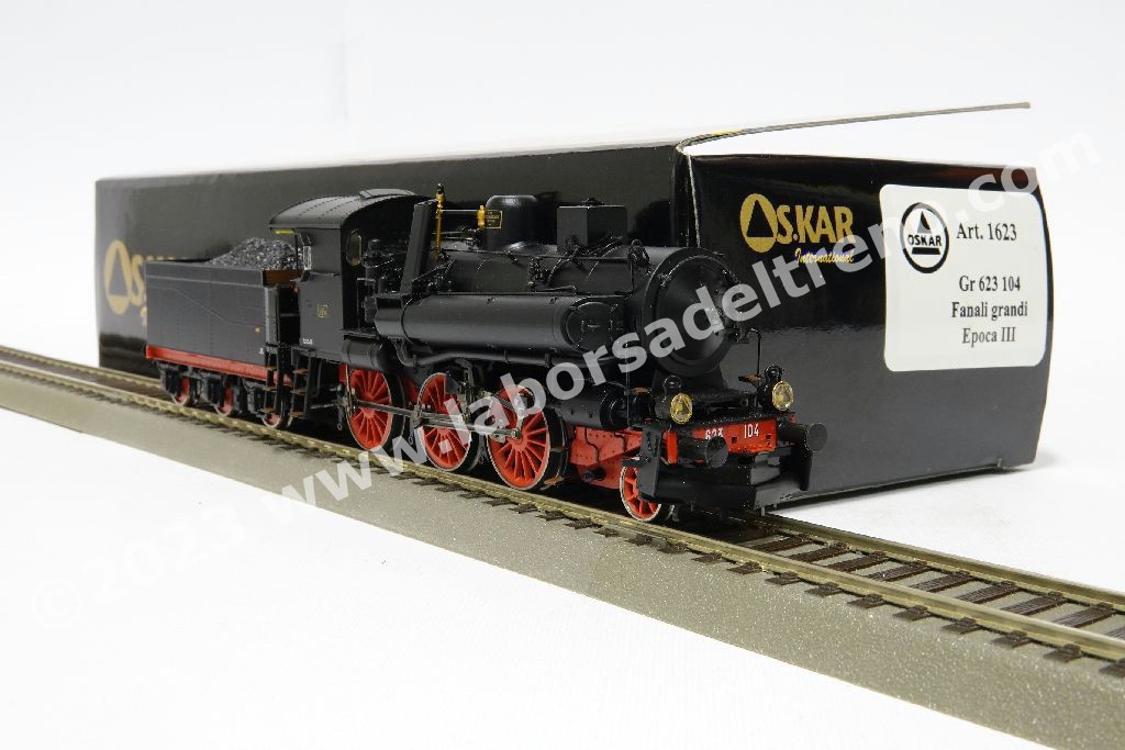 Os.kar - 1623 Locomotiva a vapore FS, Gr. 623 104 FS con ...