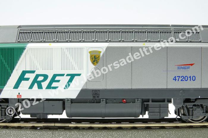Jouef - HJ2602 Locomotiva desel SNCF CC7200, livrea FRET verde/bianco ...
