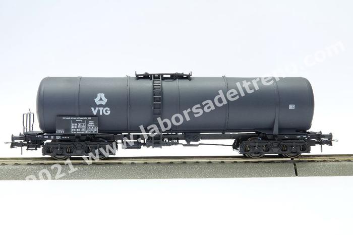 Roco - 46191 Cisterna a carrelli DB, livrea grigiio scuro VTG, epoca IV/V