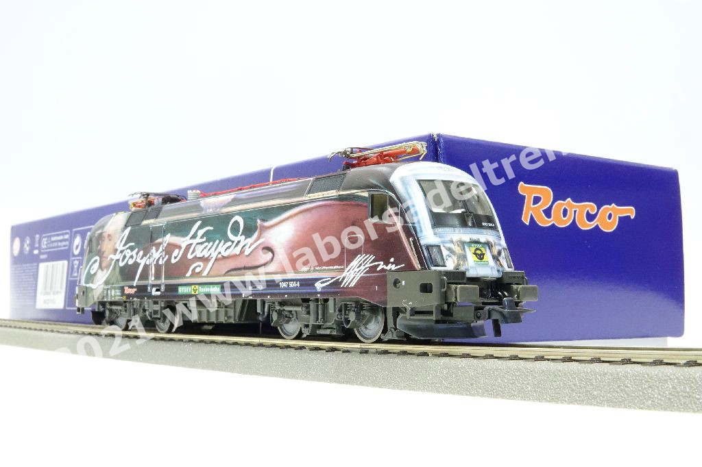 Roco - 62365 Loco el. Rh 1047 504-4 Taurus, livrea dedicata a F.Joseph ...