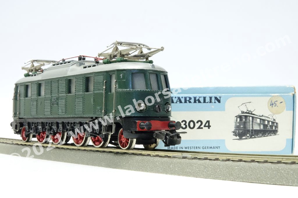 Marklin - 3024.1 Locomotiva elettrica DB E 1835, livrea verde con tetto ...