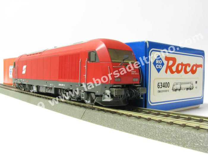 Roco - 63400DIG Loco diesel Rh 2016 Hercules delle OBB, livrea rossa ...