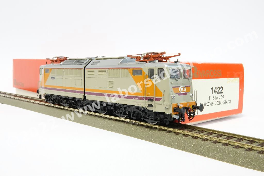 Rivarossi - 1422 locomotiva elettrica FS E 646 209, livrea navetta, ep. V