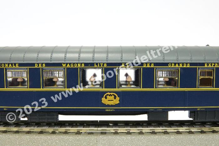 Rivarossi - HR4155 Carrozza ristorante CIWL immatricolata FS, livrea CIWL, logo CIWL, ep. III