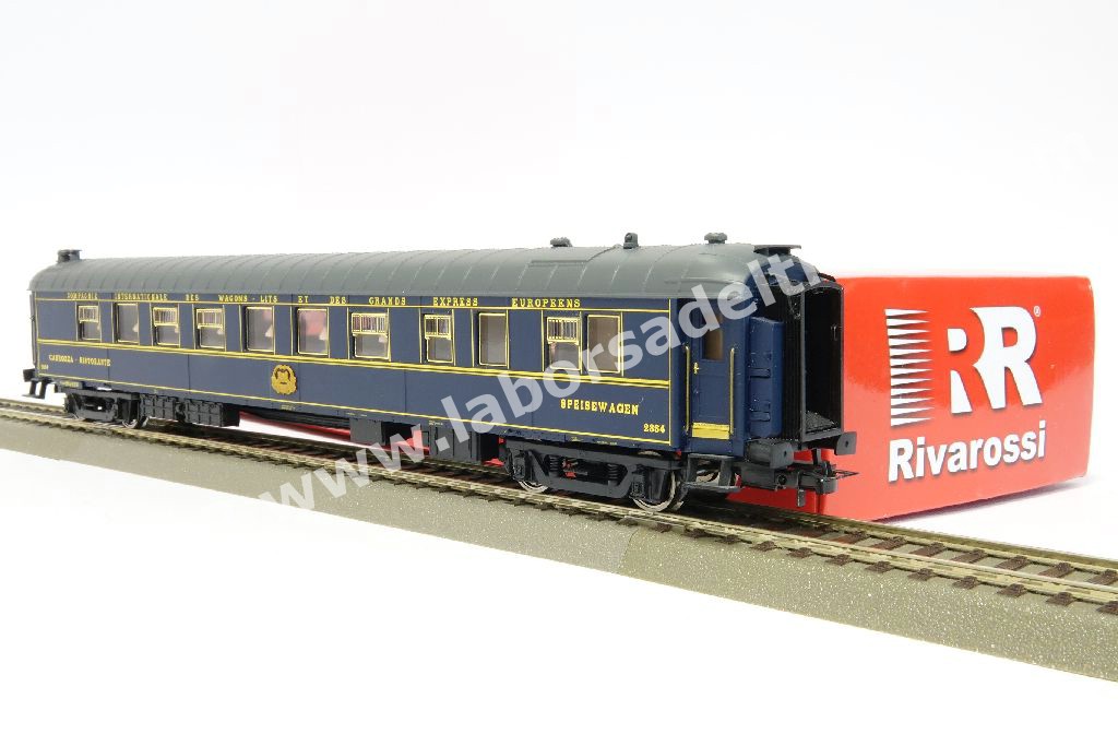 Rivarossi - HR4155 Carrozza ristorante CIWL immatricolata FS, livrea CIWL, logo CIWL, ep. III