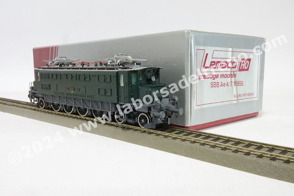 Lemaco - H0-041/A Locomotiva eletrica SBB Ae 4/7 10955, trasmissione ...