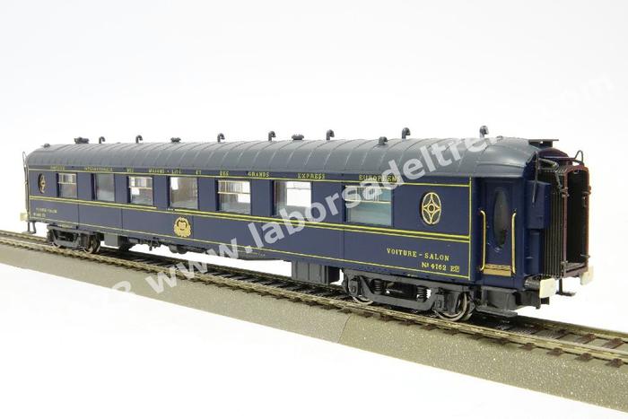 Rivarossi - 3556 carrozza CIWL pullman WSP Salon-Bar n. 4162 tipo Cote di Azur, blu tetto grigio