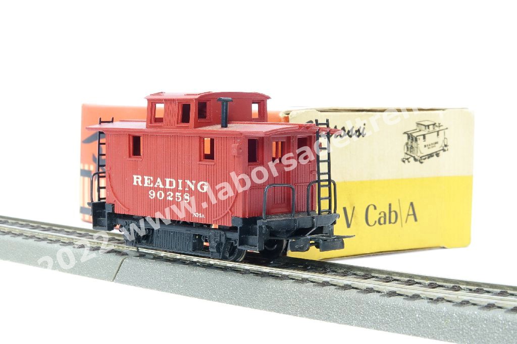 Rivarossi - V Cab/A Vagone di coda USA tipo Caboose rosso con scritta ...