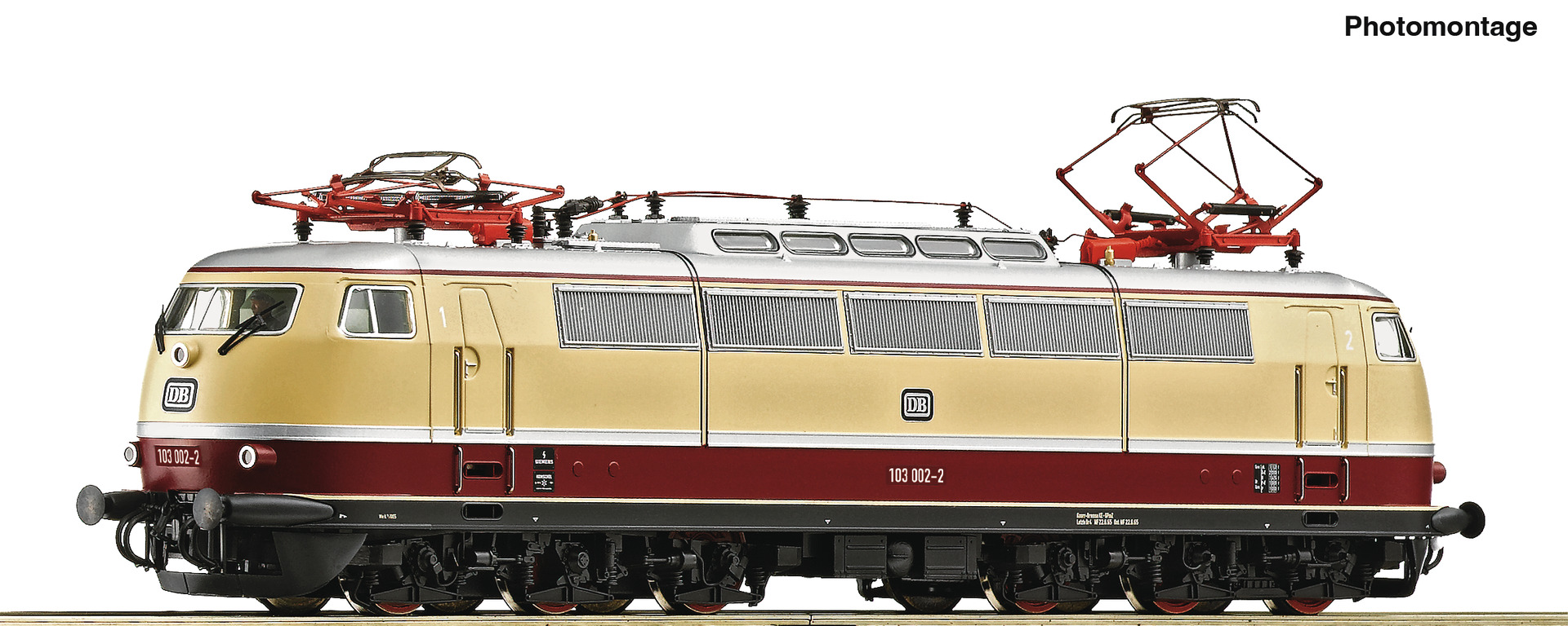 Roco - 7510064 Locomotiva elettrica DB Br 103 002, pantografi a rombo ...