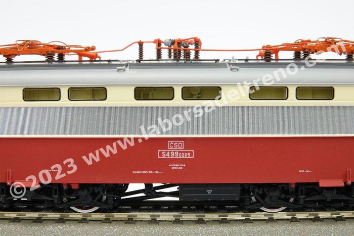 Piko - 97400 Locomotiva elettrica CSD S499.02, livrea rosso/crema, epoca IV