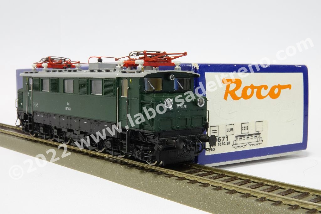 Roco - 63671 Loco el. Rh 1670 delle OBB, livrea verde, ep. III/IV