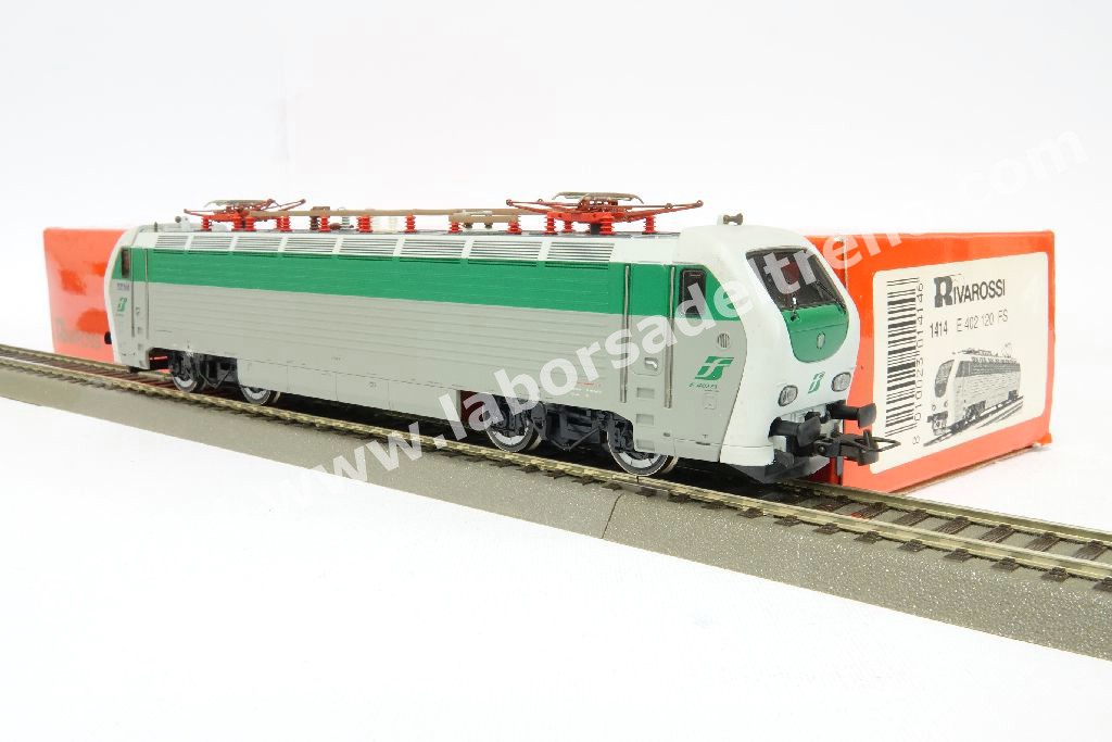 Rivarossi - 1414 Loco el. E 402 B 120 delle FS, livrea di origine con ...