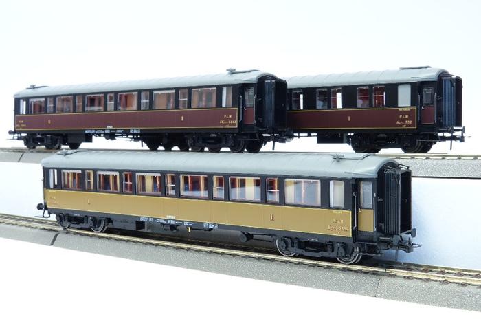 Ree modeles - MB-138+VB-449+VB-450+VB-451 Convoglio PLM con vaporiera ...