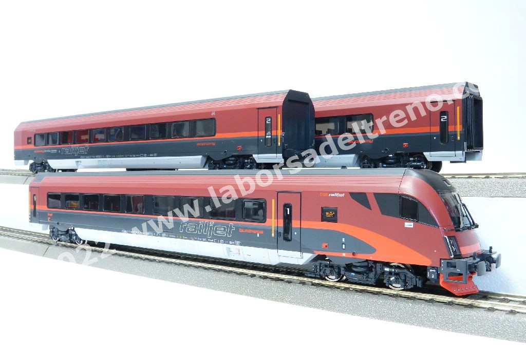 Jaegerndorfer - PI70310 Set 1 'OBB Railjet 057' delle OBB a tre ...