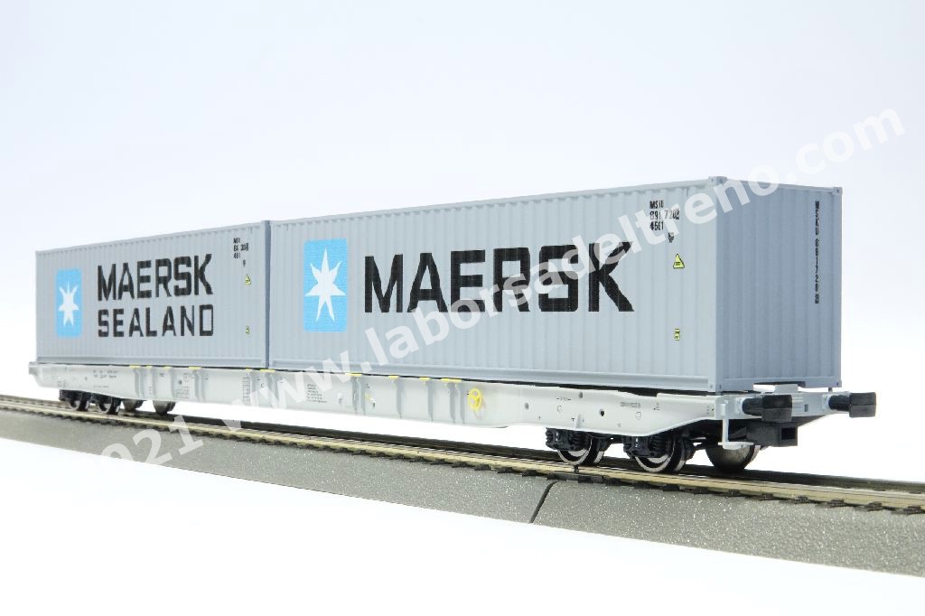 Igra model - 96010044 Carro intermodale CZ Metrans tipo Sggnss da 80 ...