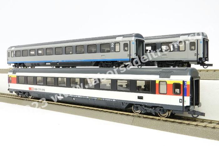 Roco - 74021+74022+74023 Convoglio "EC 7 Hamburg-Chur" SBB a otto ...