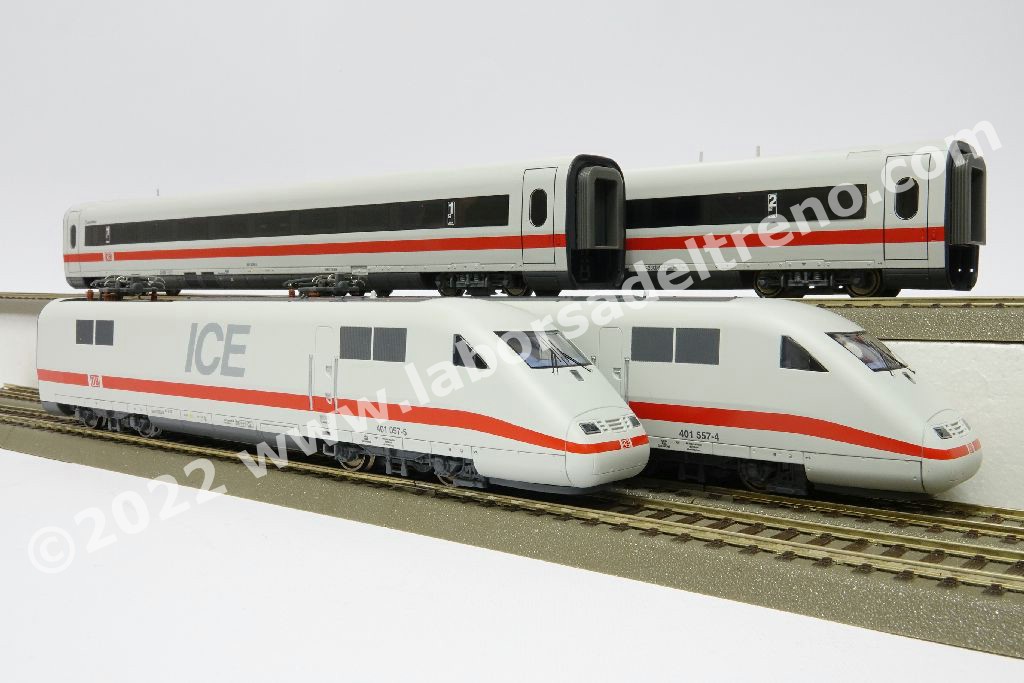 Lima - HL1751 Elettrotreno DB AG ICE1 a 4 elementi con due pilota (una dummy) e due carrozze ...