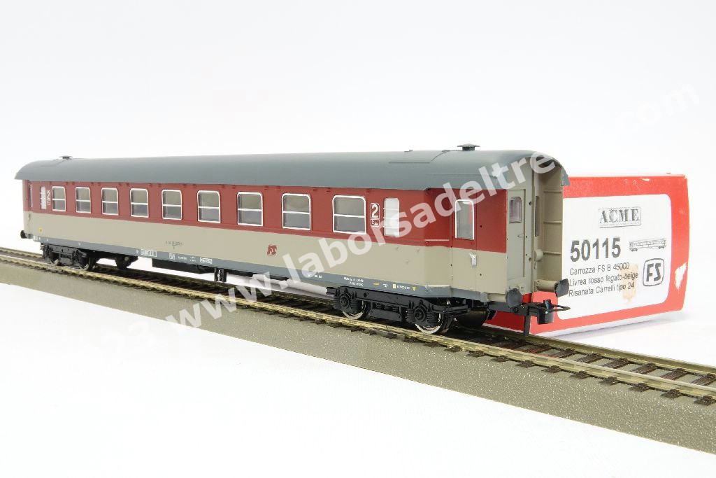 Acme - 50115 Carrozza passeggeri a carrelli FS, tipo 1957 ex Bz 45000 ...