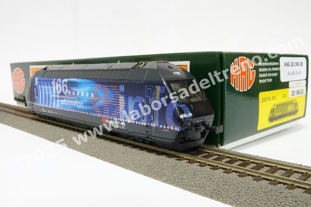 Hag - 28198-20 Loco elettrica Re 460 051 delle SBB, livrea ...