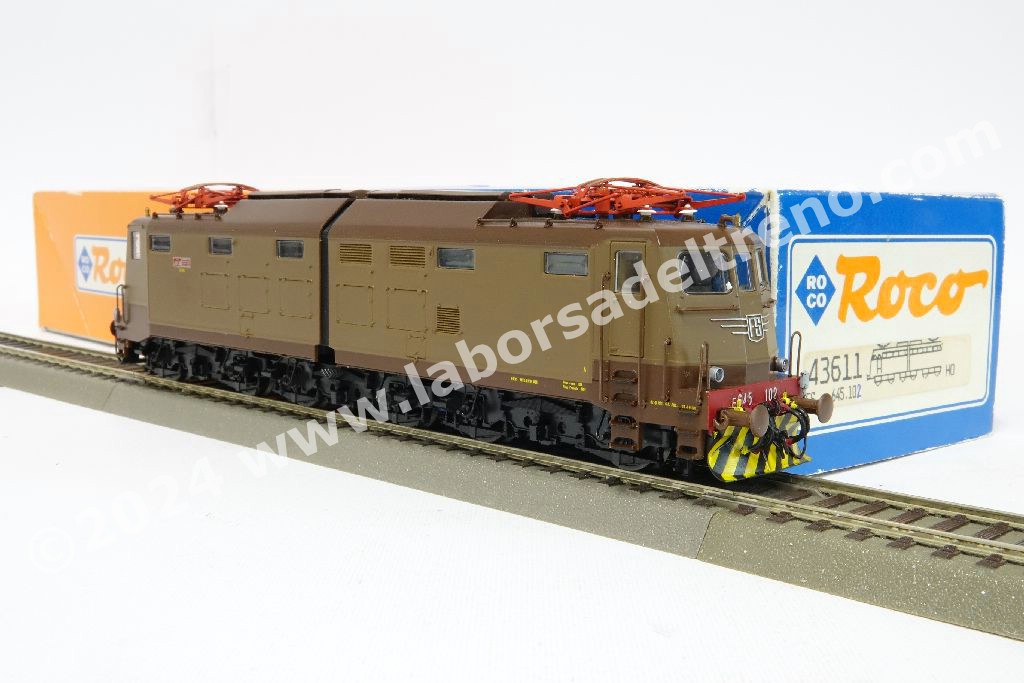 Roco - 43611 Locomotiva elettrica E 645 101 FS castano isabella fregio ...