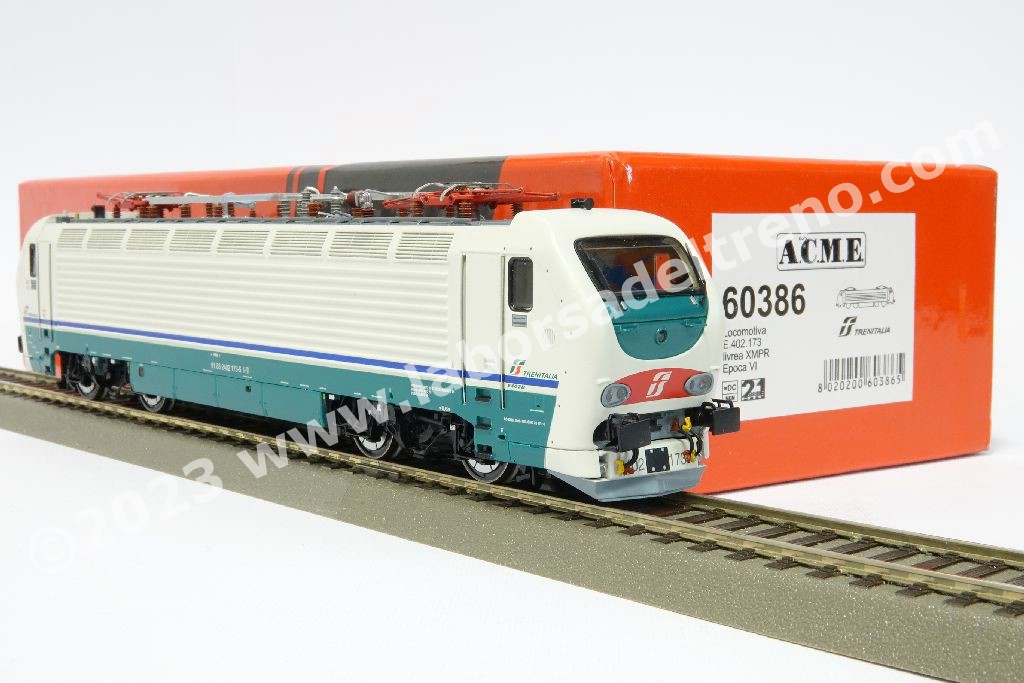 Acme - 60386 Locomotiva elettrica FS E402B livrea XMPR, nuovo logo ...