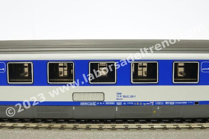 Acme - 52550 Carrozza cuccette OBB tipo EC89 Bcmz di 2° classe, livrea ...