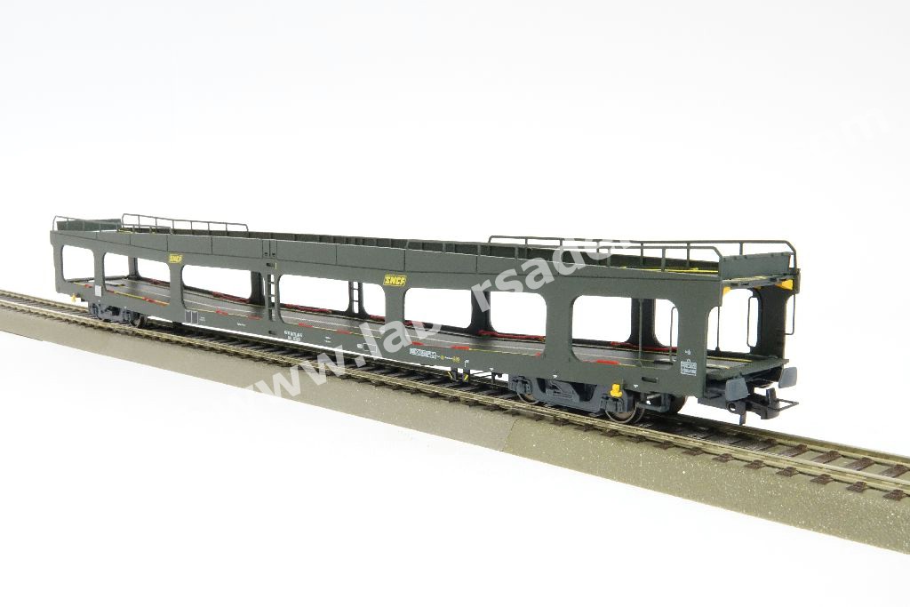 Jouef - HJ4187 Carro trasporto auto al seguito SNCF tipo DDm, livrea ...